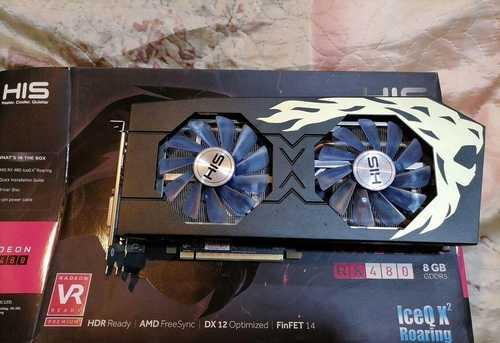 HIS Radeon RX 480 IceQ X2 Roaring OC 8Gb