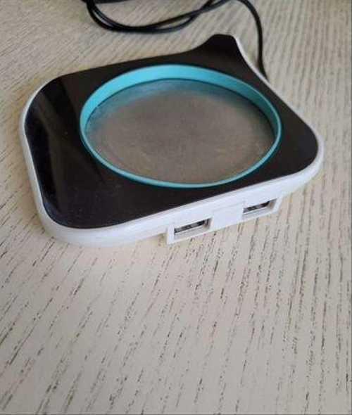 USB хаб с подогревателем для кружки