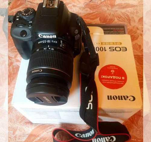 Canon eos 100d пробег 4000 с сумкой