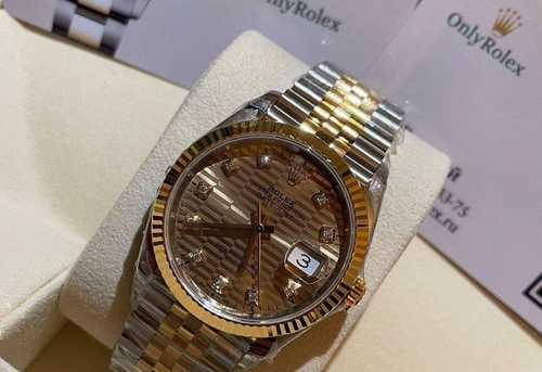 Часы Rolex datejust yellow gold оригинал noob