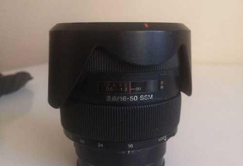 Объектив Sony 16-50 mm Sal1650