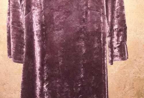 Платье велюр, 42-44