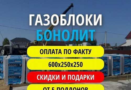 Газоблоки Бонолит Bonolit 250 мм