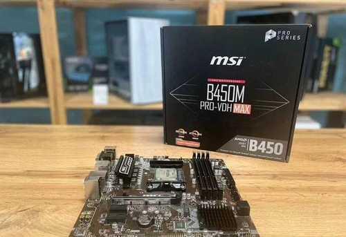 Новый Комлект B450M PRO-VDH MAX + Ryzen 5 3600