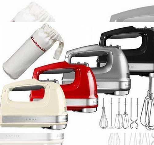 Миксеры 9 скоростей KitchenAid цвета на 2,3,4 фото