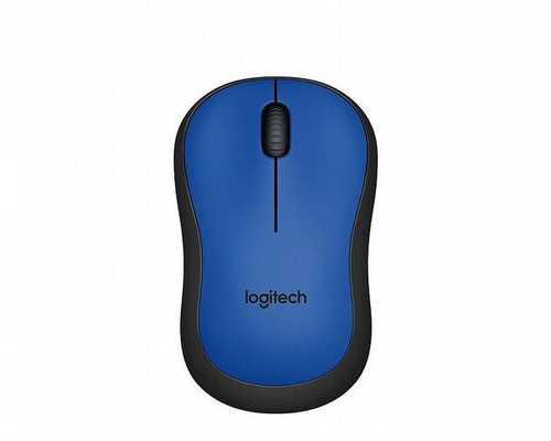 Беспроводная мышь Logitech M220 Silent, синий