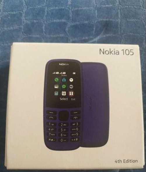 Продаю новый телефон Nokia 105DS(2019) 2 sim карты