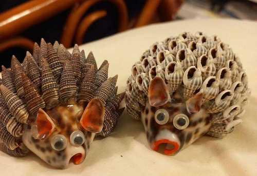 Фигурки из морских ракушек