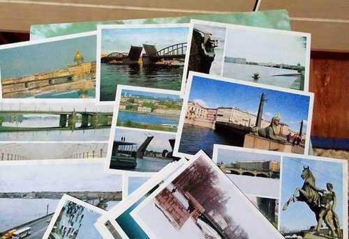 Комплект открыток.Ленинград.Мосты и набережные