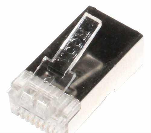 RJ45 коннектор (обжимной) FTP кабеля 5e #83334