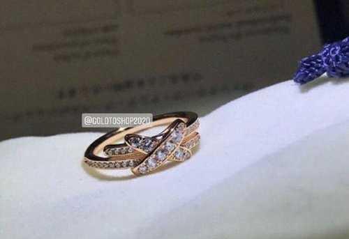 Золотое кольцо Chaumet с бриллиантами 0.45 ct