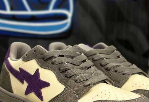 Кроссовки A Bathing Ape Bape Sta Grey Purple