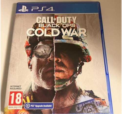 Игра Call of Duty Cold War PS4