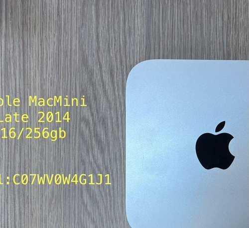 Apple MacMini Late 2014 i5/16/256gb