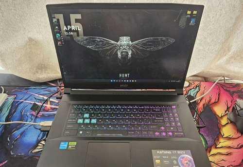 Ноутбук msi katana 17 b12v