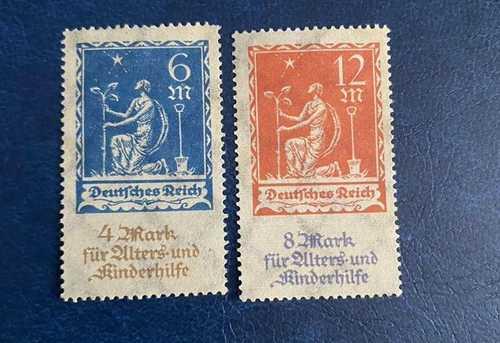 Почтовые марки германии 1922 год