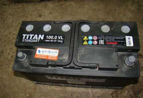 Аккумулятор Titan standart 100 ah 820A