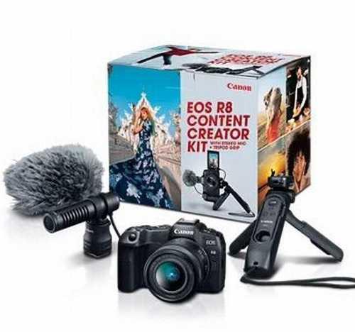 Canon EOS R8 Content Creator Kit RF 24-50 STM