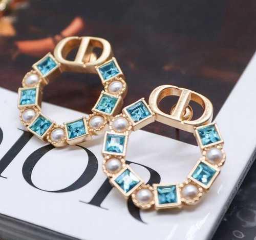 Сережки dior