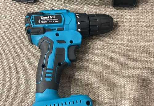 Аккумуляторная дрель шуруповерт makita 18v 30 nm