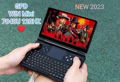 GPD WIN Mini R7 7640U / 7840U 120Hz NEW 2023