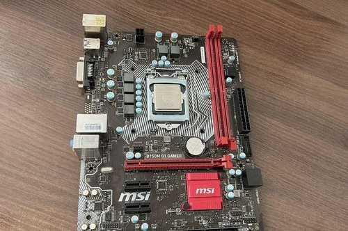 Мат. плата MSI B150M G1 Gamer + процессор i5-6600