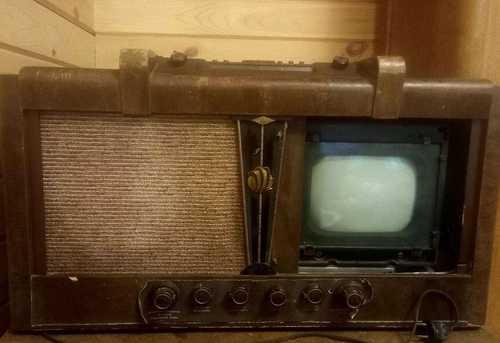 Ламповый телевизор и радиоприемник