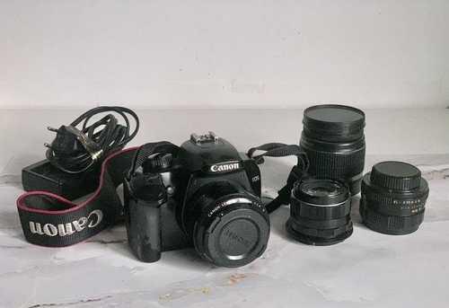 Комплект Canon EOS 1000D + объективы