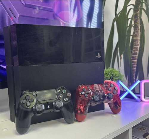 Sony playstation 4 ps4 500гб   2 геймпада