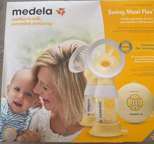 Молокоотсос medela & Смартсоска medela calma