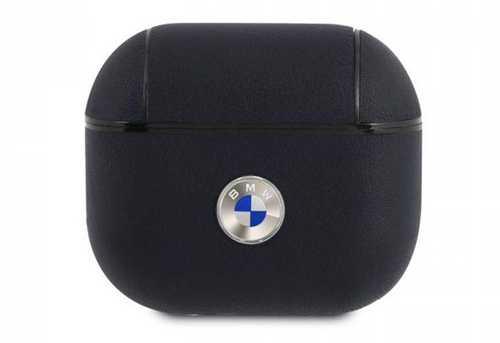 Чехол BMW для Airpods 3 Signature leather with met