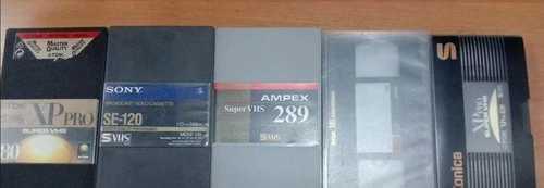 Видеокассеты S-VHS TDK XP Pro Ampex 289 Sony mqse