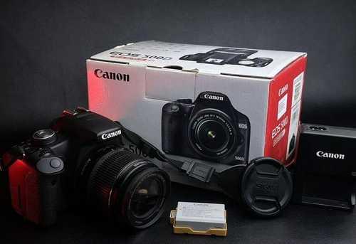 Фотоаппарат Canon 500d kit 18-55