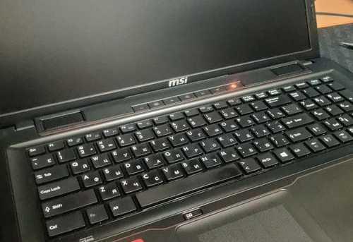 Проблемный MSI GE70 2PL Apache i5/8Gb/GTX850m/256S