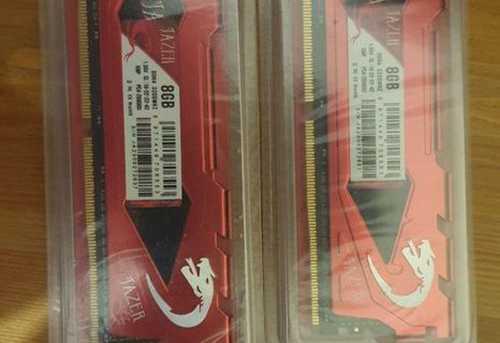 Jazer DDR4 8GB (в 1 штуке) 3200MHz