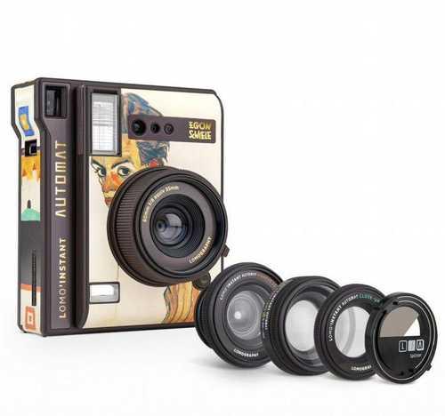 Фотоаппарат моментальной печати Lomography lomo'Instant Automat Schiele   3 объектива