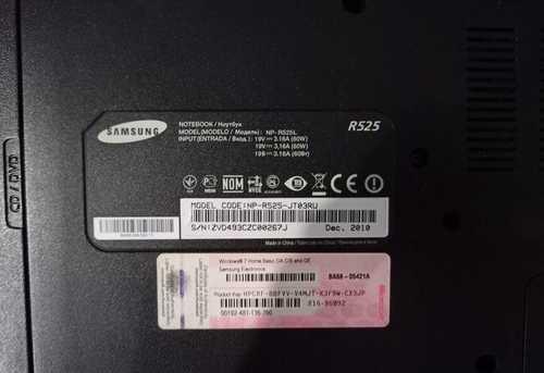 Ноутбук Samsung R525 на запчасти