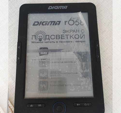 Электронная книга digma r658 на запчасти