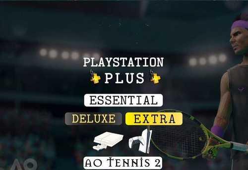 Подписка PS Plus EA play + AO Tennis 2