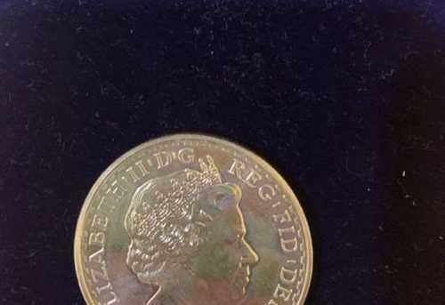 Великобритания 2 фунта 2005 Серебрянная