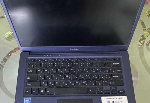Ноутбук 14.1" Prestigio Smartbook 141 C7, 128 ГБ, Celeron 3350, RAM 4 ГБ, Intel HD Graphics 500