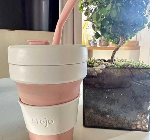 Кружка Stojo. Портативная, компактная