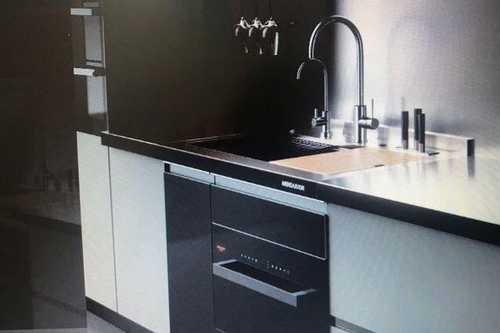 Модульная кухонная мойка с посудомоечной машиной01
