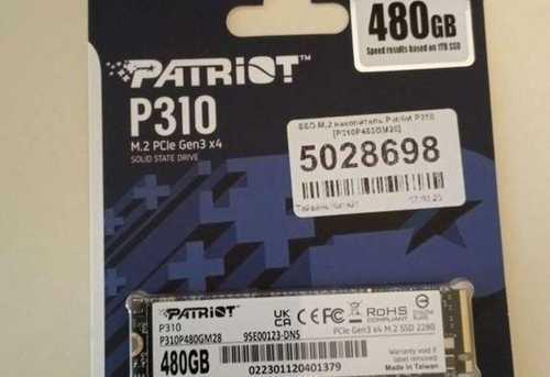 Patriot SSD m2 480 gb 2280 PCIe