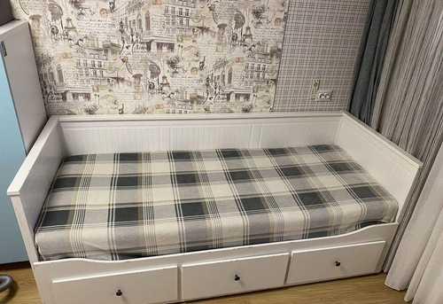 Кровать кушетка IKEA хемнэс + матрасы