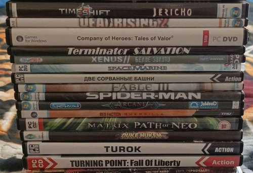 Компьютерные игры на DVD дисках (для PC) box