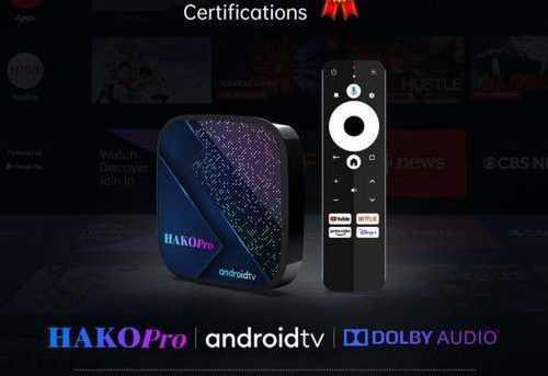 Тв смарт приставка Hako Pro 4/32 Android TV