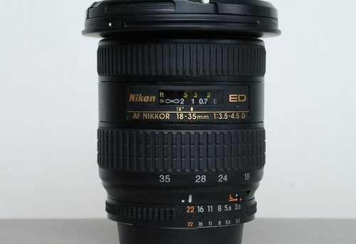 Объектив Nikon 18-35 f/3.5-4.5 D