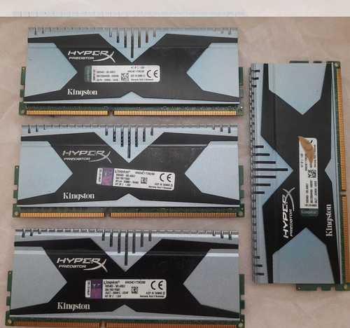 Оперативная память ddr3 hyperx predator 2400 Mhz