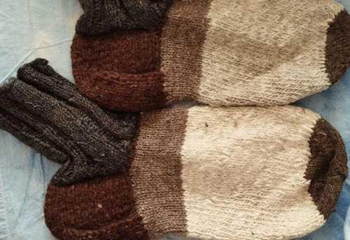 Носки мужские зимние из собачьей шерсти